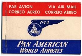 airmail courtesy stamp book: Pan American World Airways | SFO Museum